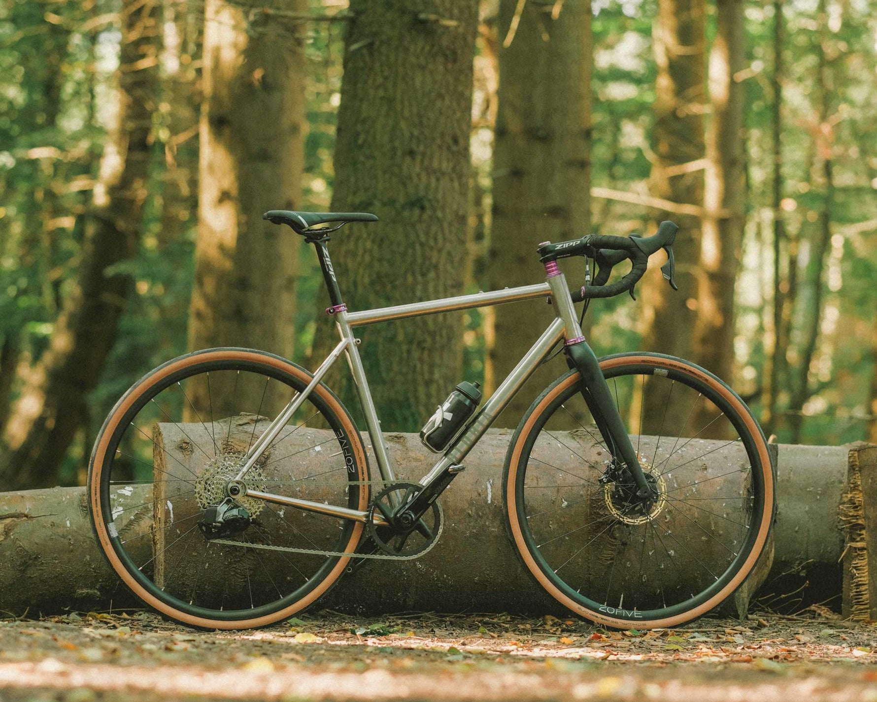 Frameset - Gloria Titanium All World - Brushed Finish | Gloria Cycling